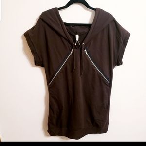 Pitaya | Tops | Pitaya Zippered Detailed Hooded Topl | Poshmark